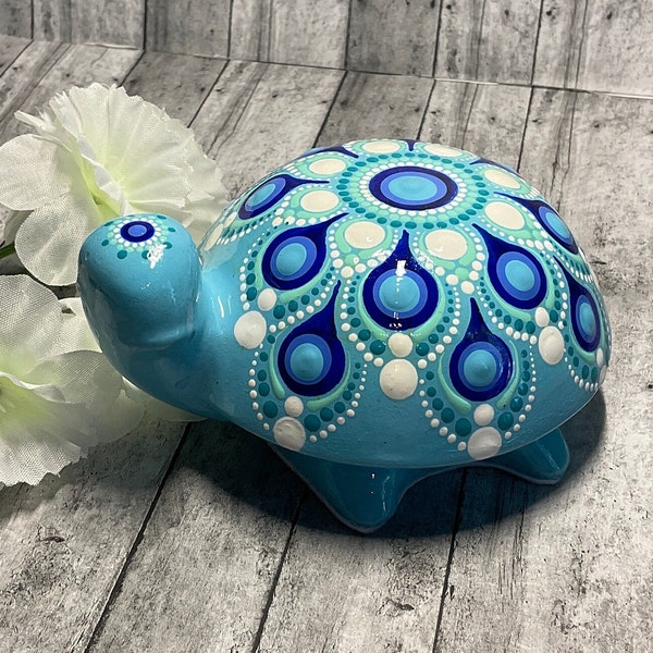 Painted Rock Turtle - Etsy