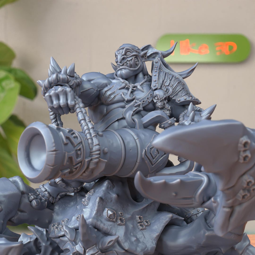 Marshclaw the Swamp Crab and Rider Ogre Gronk With Smoking Cannon ...