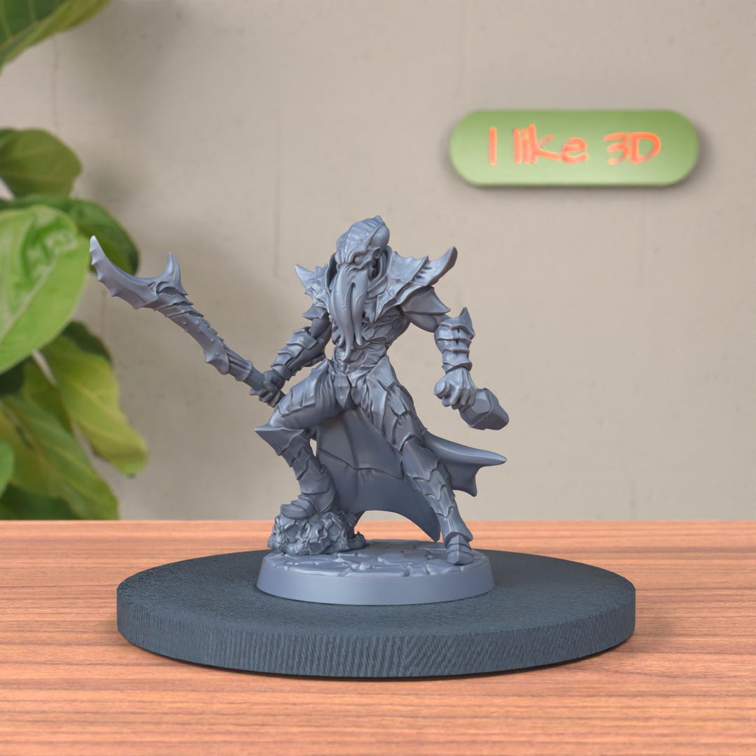 Merciless Fighter Reaver - Depth Ones Monster Model With Two Knives ...