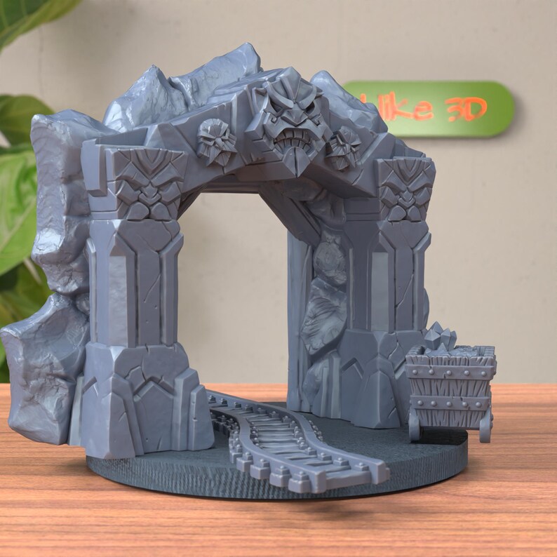 Dwarven Mine Entrance Terrain Dwarven Defenders Ancient Tunnel Model ...