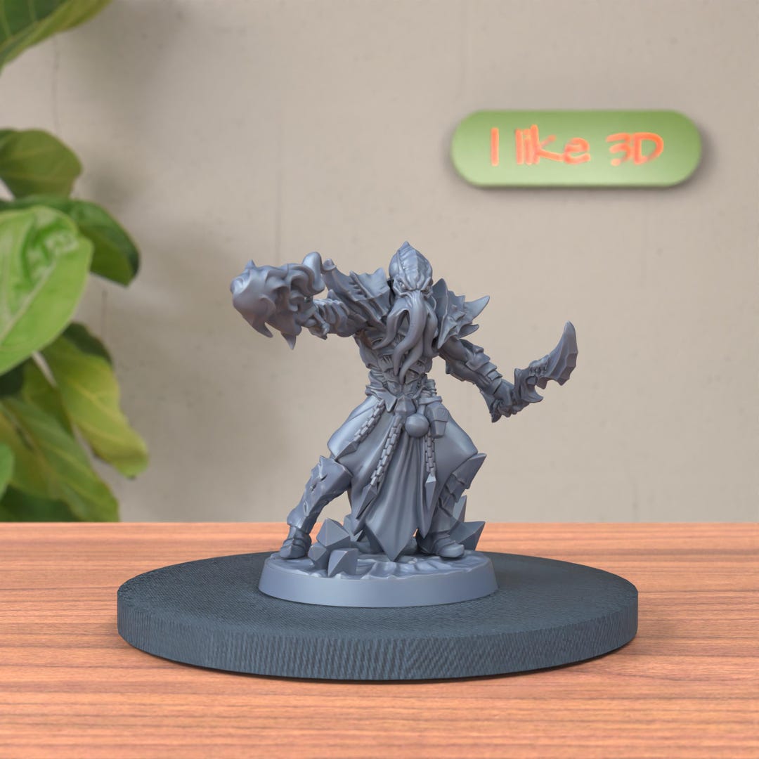 Merciless Reaver - Depth Ones Monster Model Warrior Sea Creature ...