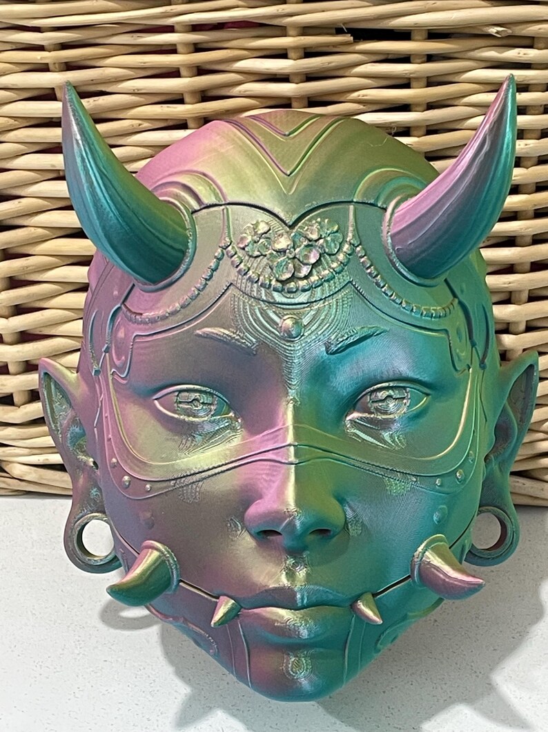 3D Printed Hannya Chunari - Etsy