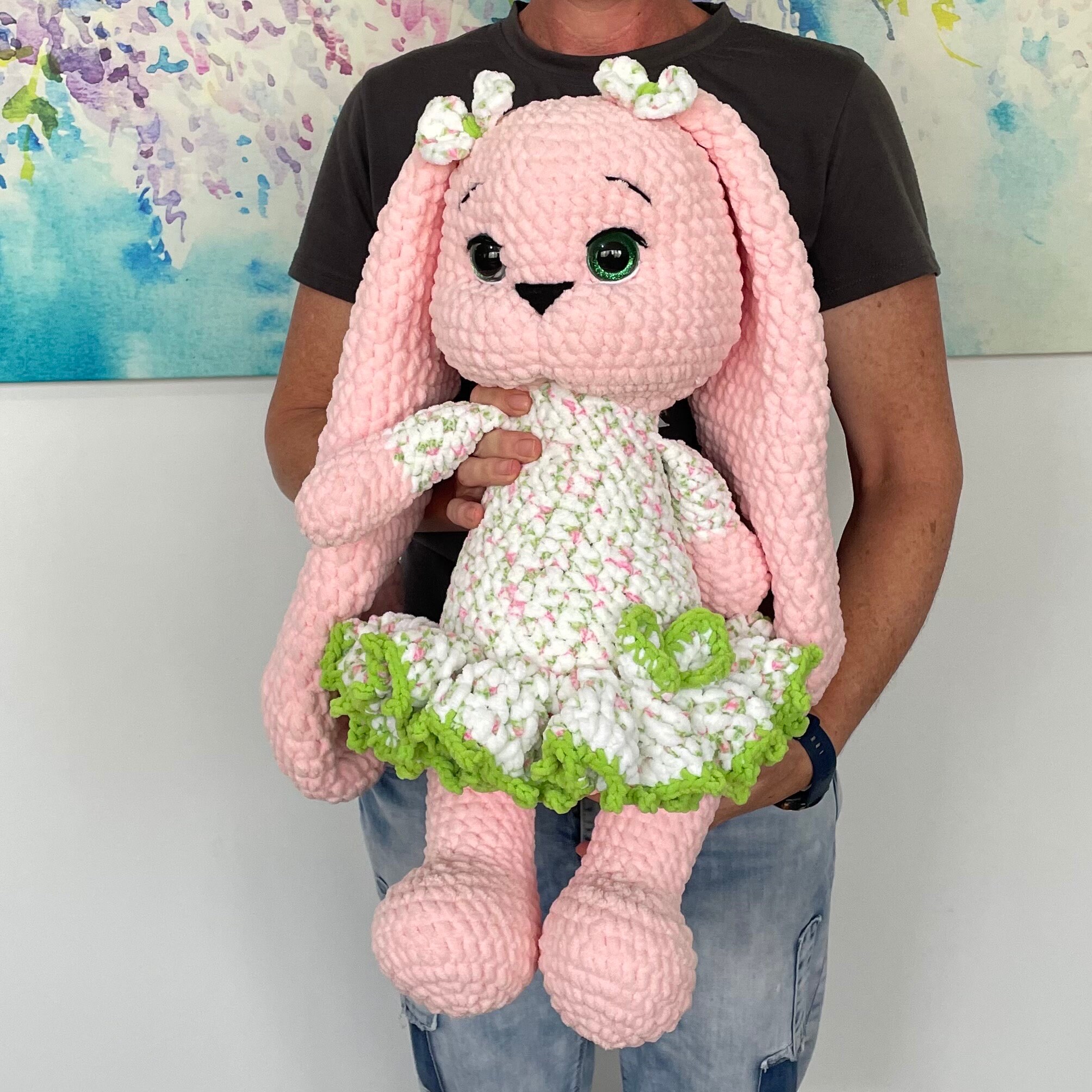 Lady Bridgeton Bunny Amigurumi Bunny Plushie - Etsy