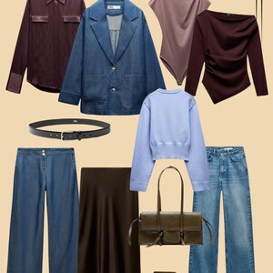 ZARA CAPSULE Wardrobe Capsule for Autumn - Etsy UK