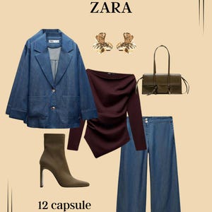 ZARA CAPSULE Wardrobe Capsule for Autumn - Etsy