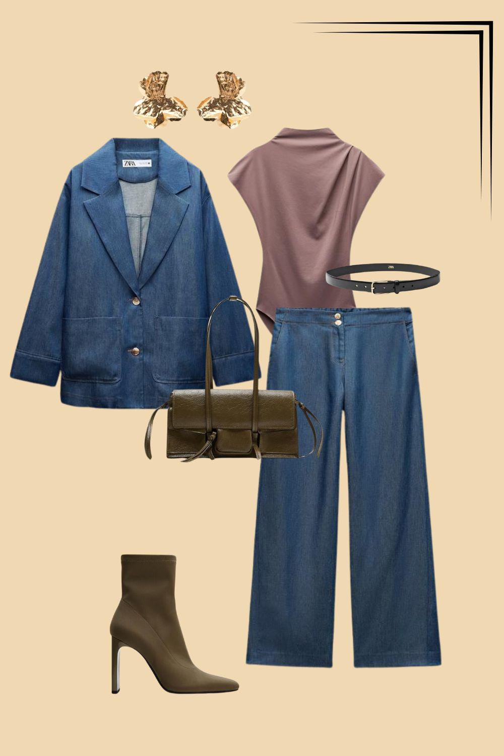 ZARA CAPSULE Wardrobe Capsule for Autumn - Etsy UK