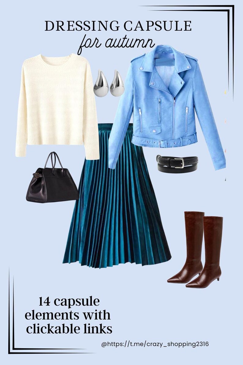 Dressing Capsule for Autumn. 14 Capsule Elements With Clickable Links ...