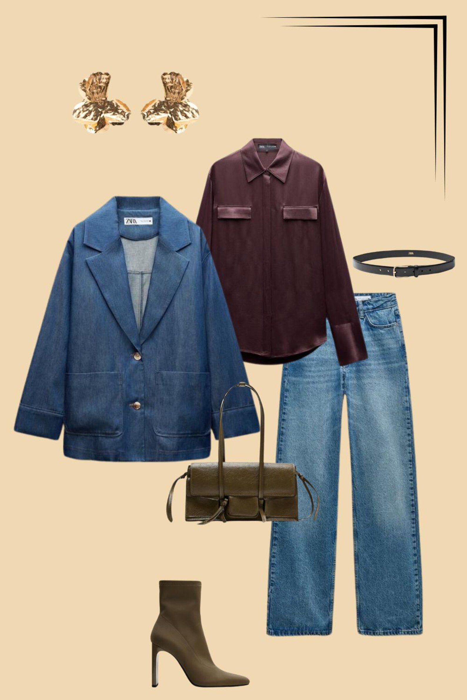 ZARA CAPSULE Wardrobe Capsule for Autumn - Etsy UK