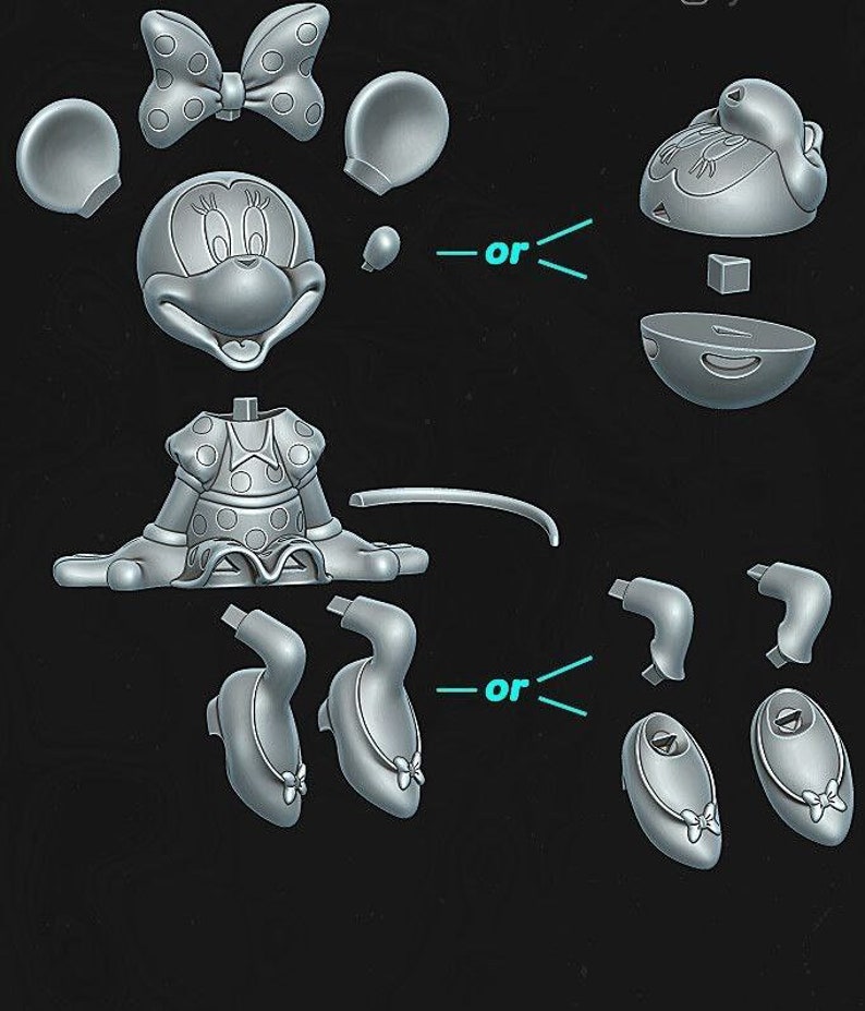 Mickey Mini Pluto 3D Stl Printer Files - Etsy Australia