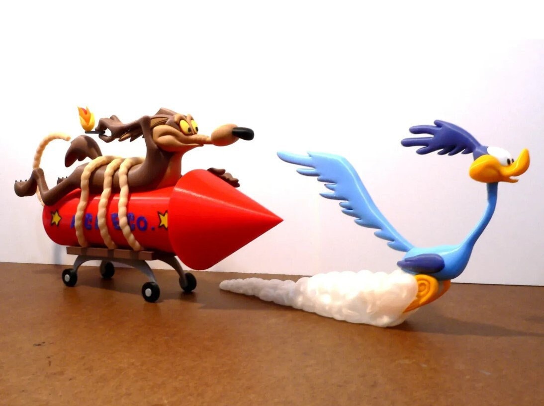 Wile E. Coyote and Road Runner 3D Stl Files - Etsy UK