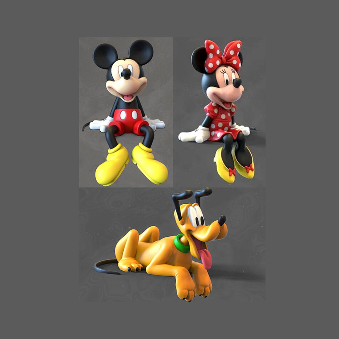 Mickey Mini Pluto 3D Stl Printer Files - Etsy Australia