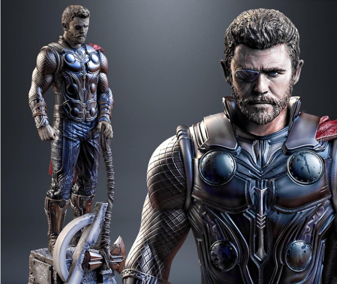 Thor Model Figure Bust 3D Stl Printer Files - Etsy