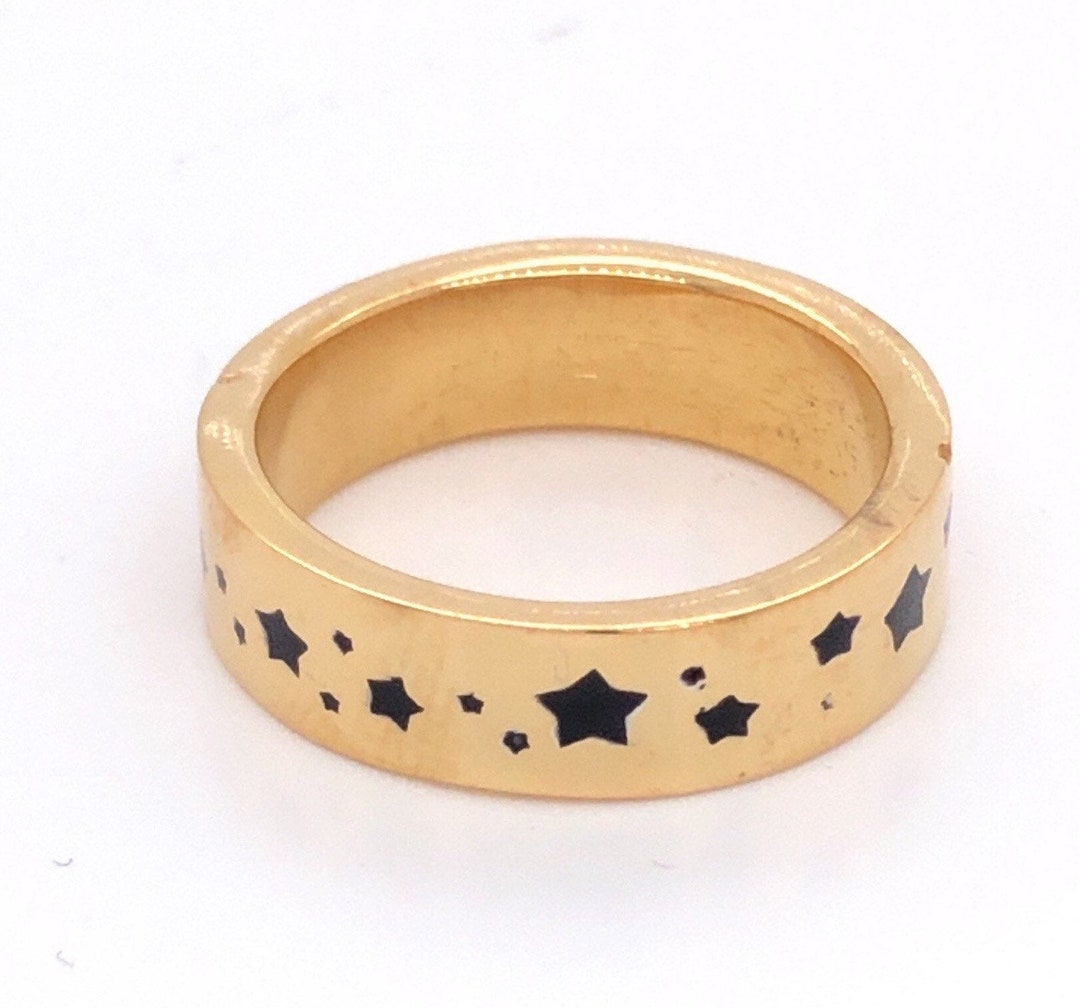 Enamel Star Ring - Etsy