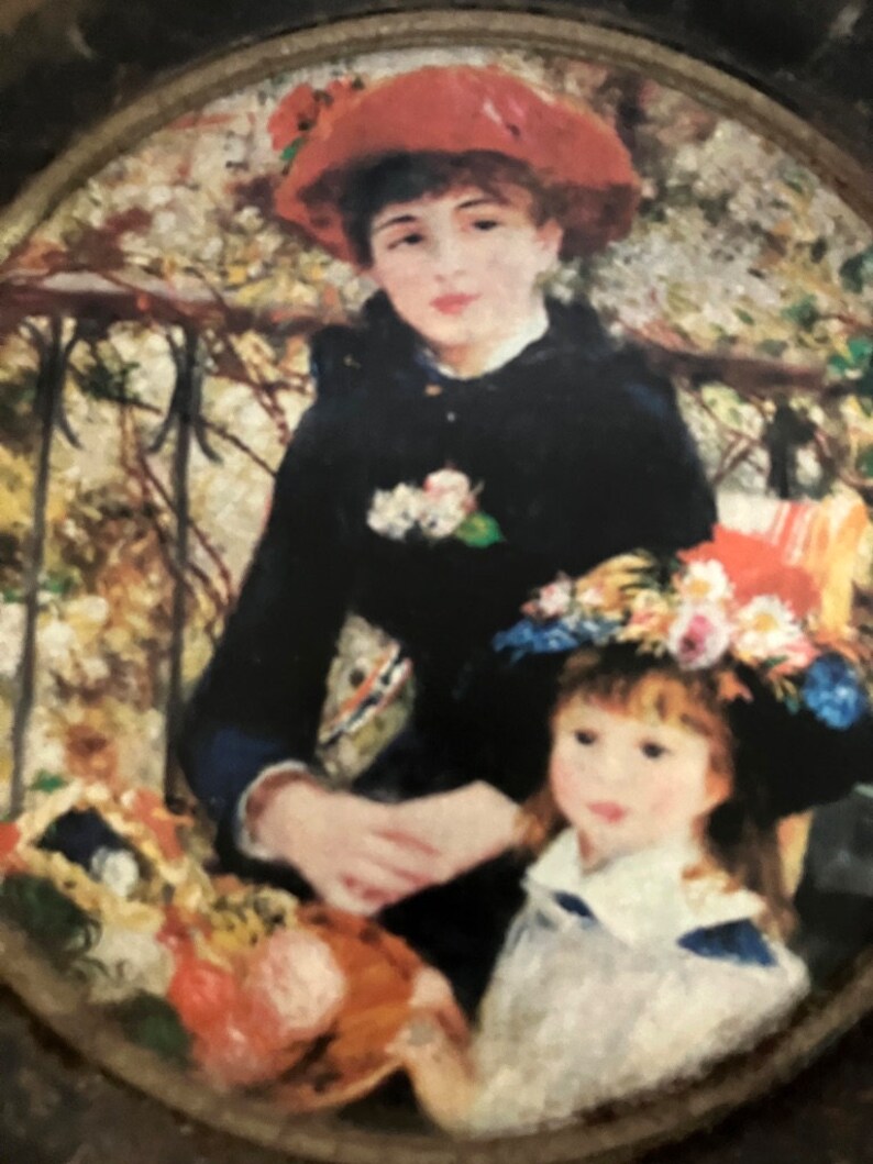 Vintage Rustic and Refined Decorative Art Tin, Auguste Renoir, the ...