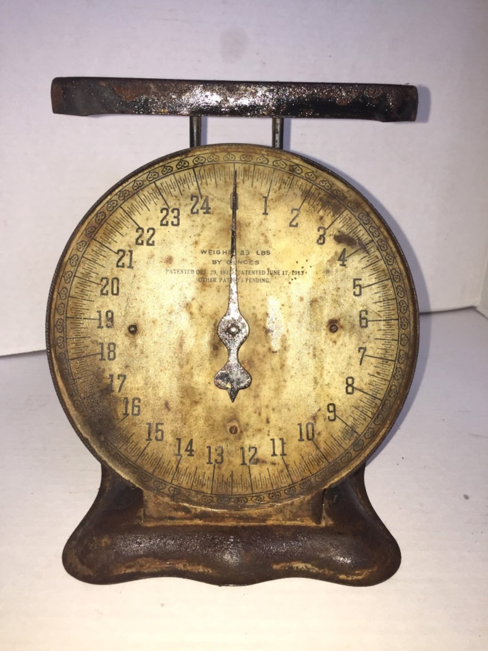 Vintage Rustic American Cutlery Scale, Chicago, Farmhouse Decor, Shabby ...