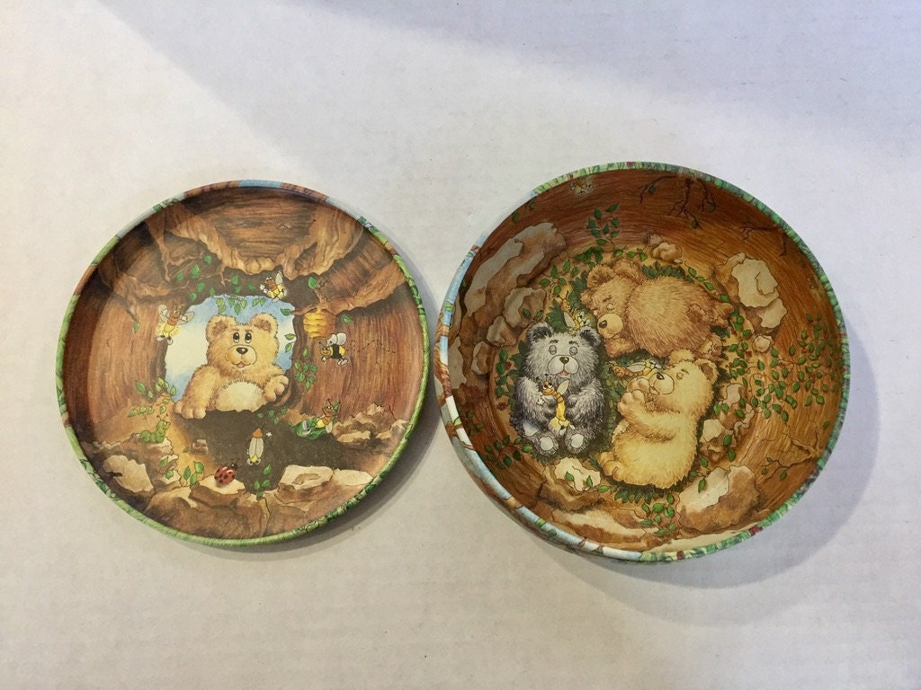 Darling Cave Bears Tin Illustrated Inside and Out | Sleeping Bears ...
