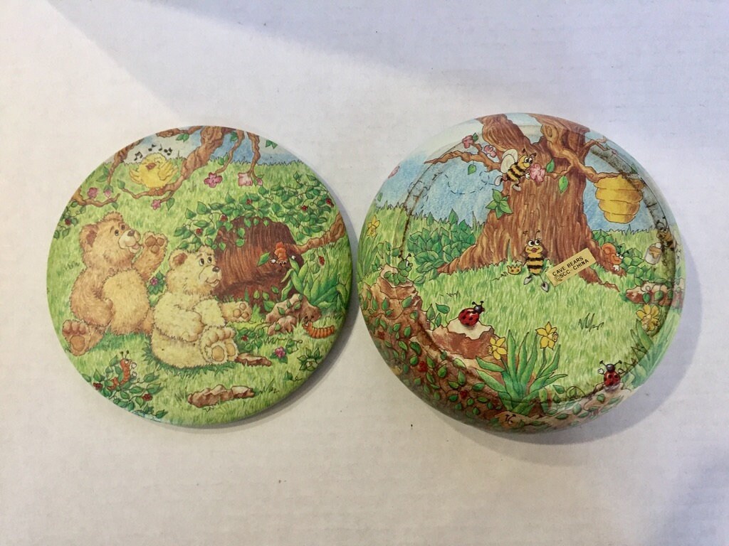 Darling Cave Bears Tin Illustrated Inside and Out | Sleeping Bears ...