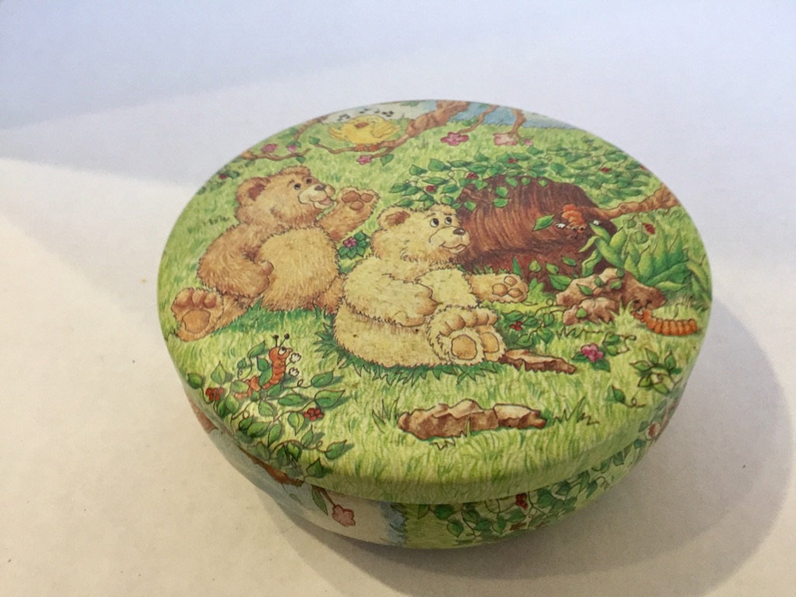 Darling Cave Bears Tin Illustrated Inside and Out | Sleeping Bears ...