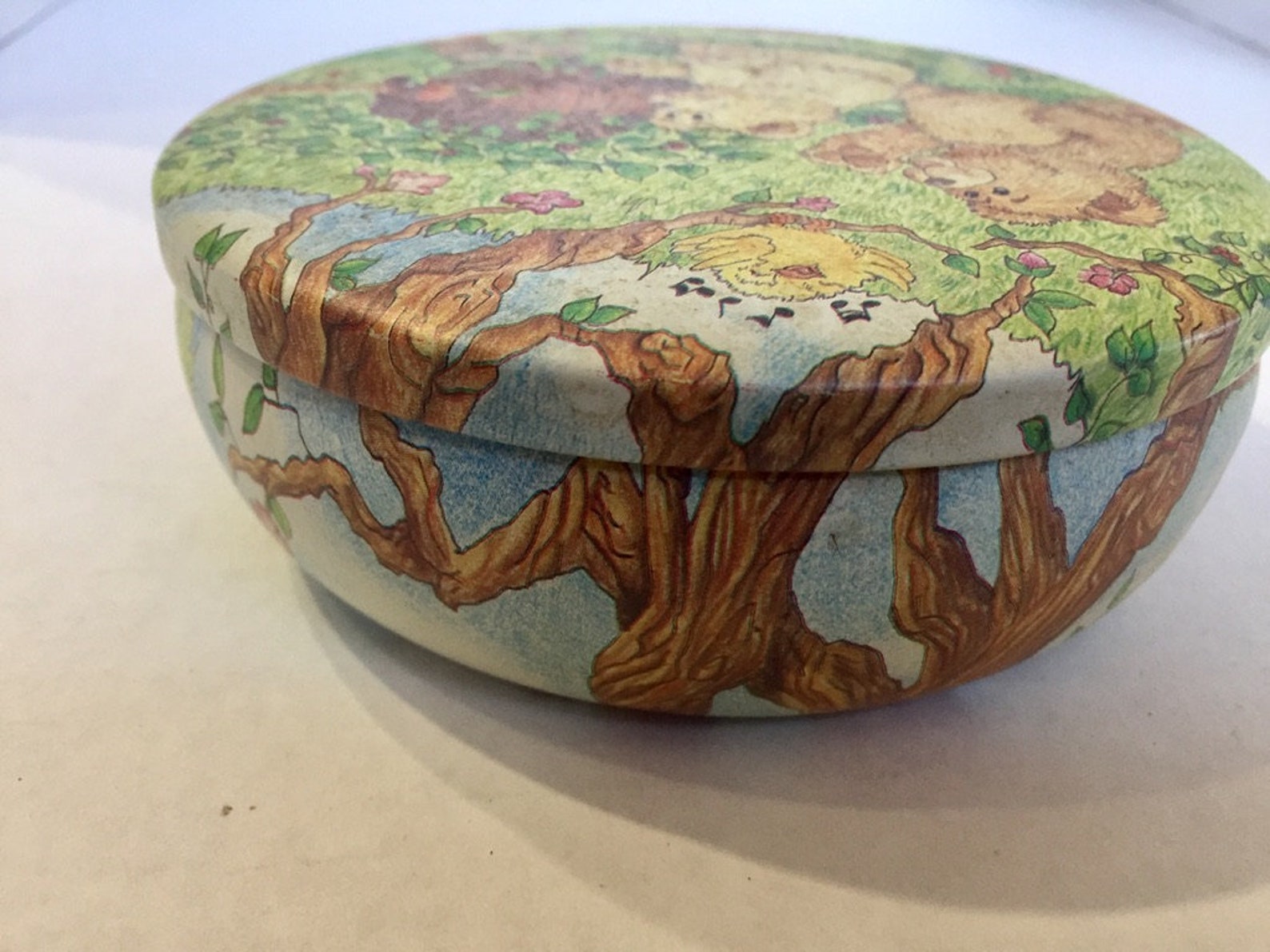 Darling Cave Bears Tin Illustrated Inside and Out | Sleeping Bears ...