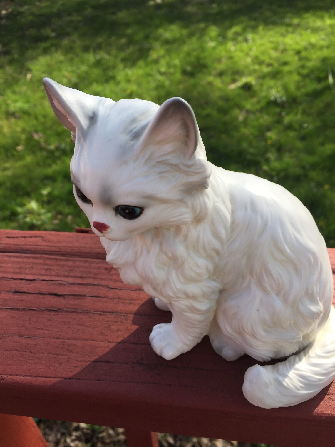 Vintage Lefton Japan White Porcelain Kitty Cat Persian Cat - Etsy