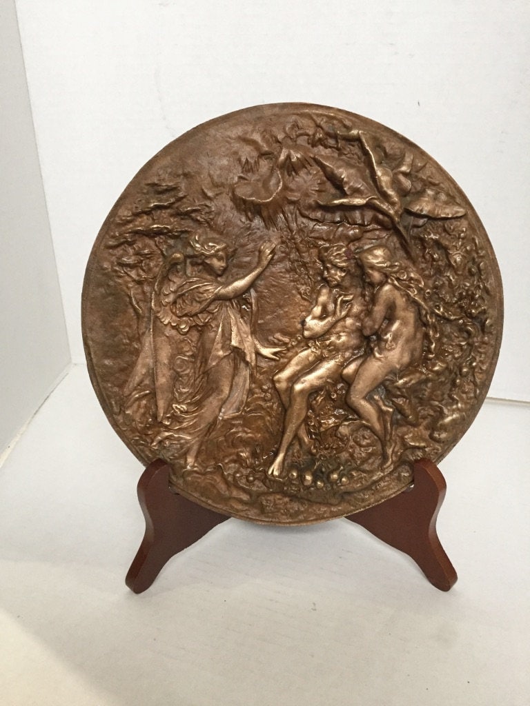 Gorgeous Elegant Turn of the Century Antique Bronze Relief - Etsy