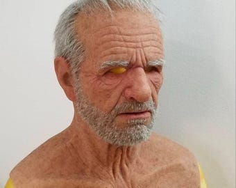 Silicone Mask Sleeves Realistic Silicone Old Man Wearable Arm Realflesh ...