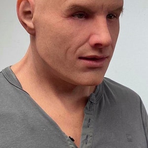 Realistic Man Silicone Mask Realflesh Masks Cool Guy - Etsy