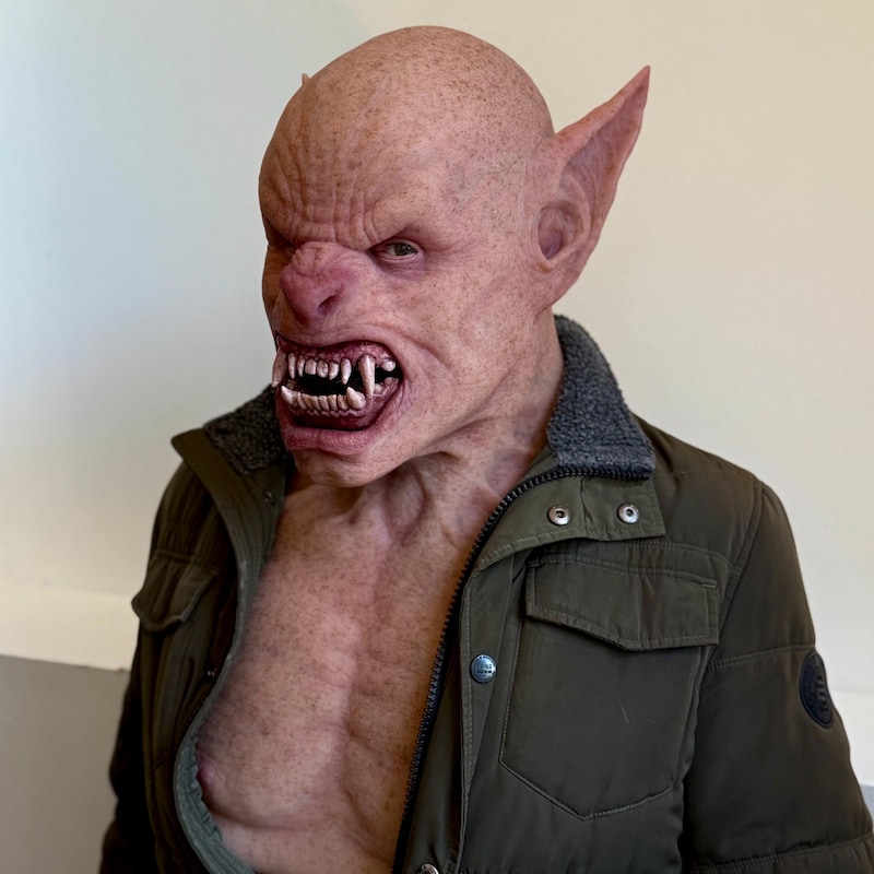 Realistic Old Man Mask - Etsy