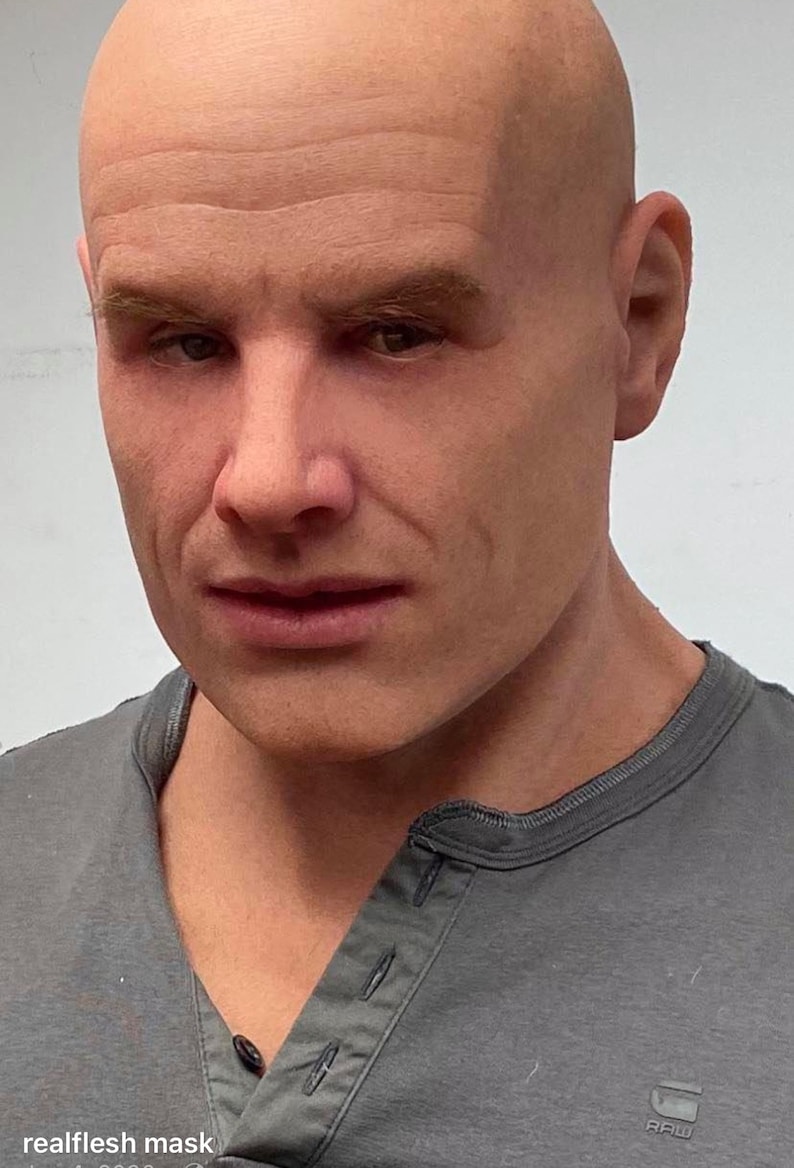 Silicone Mask Realistic Silicone Mask Realflesh Masks the Cool Guy - Etsy