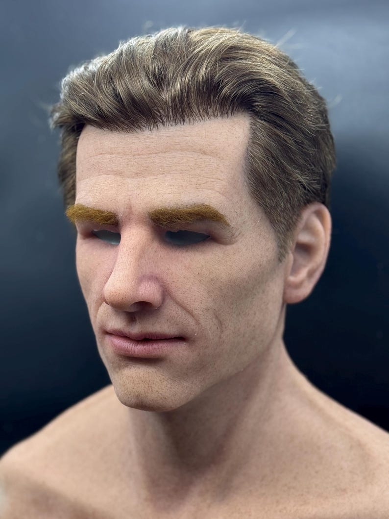 Silicone Mask Realistic Silicone Mask Realflesh Masks Cool Guy - Etsy