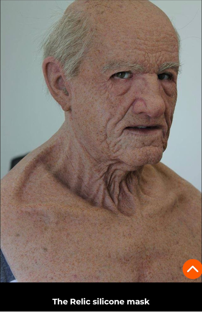 Realistic Old Man the Relic Silicone Mask Realflesh Masks - Etsy