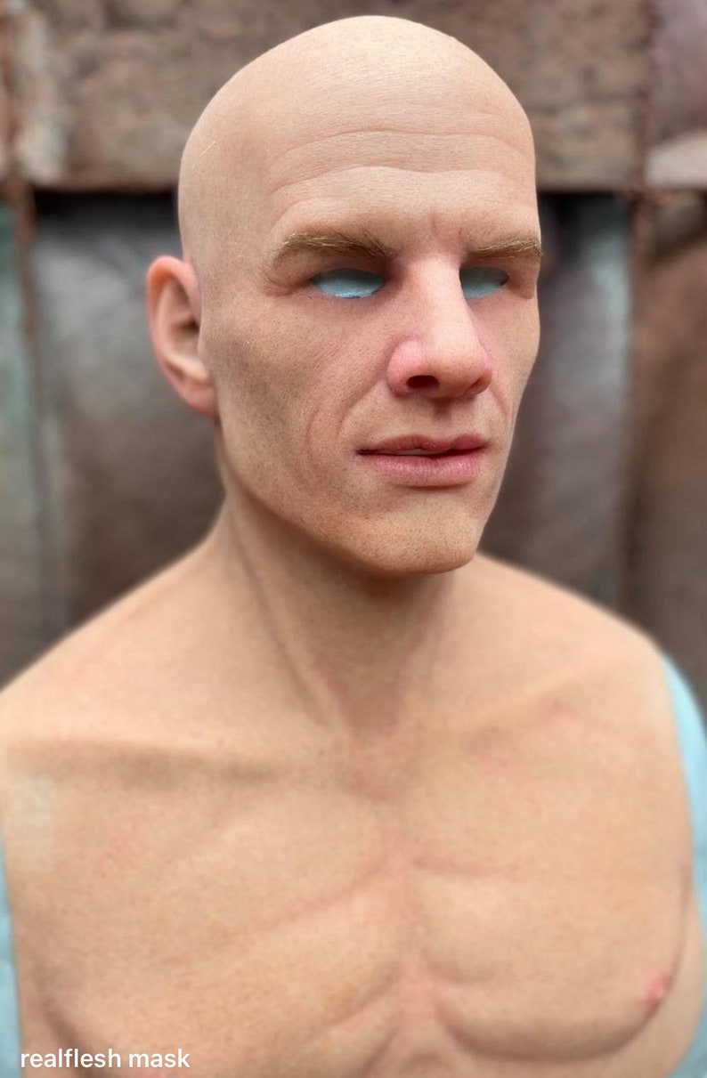 Silicone Mask Realistic Silicone Mask Realflesh Masks the Cool Guy - Etsy
