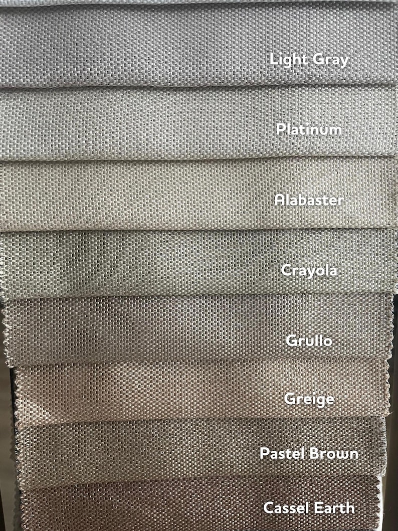 Green Customize Color Block Linen Curtains, Luxury Multicolor Curtains ...