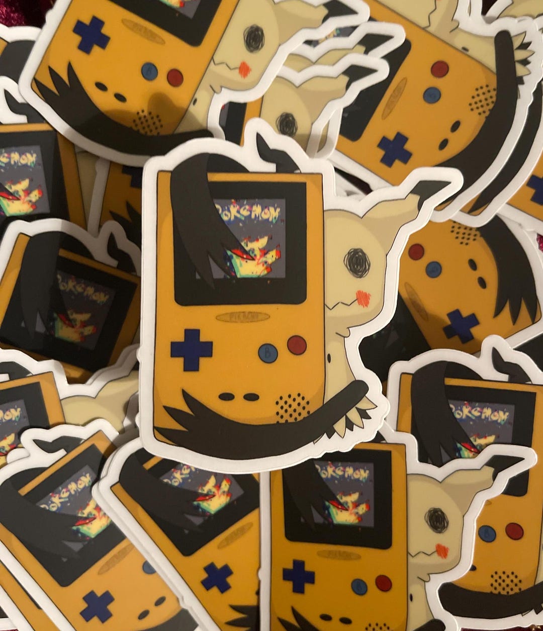 Mimikyu Gameboy | Pokemon Inspired Sticker - Etsy
