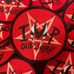 Helluva Boss Sticker and Embroidered Patches IMP Gud Job - Etsy