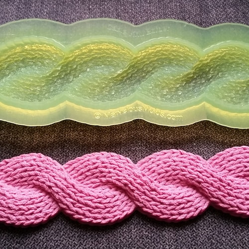 Marvelous Molds Ribbed Knit Border Silicone Mold - Etsy