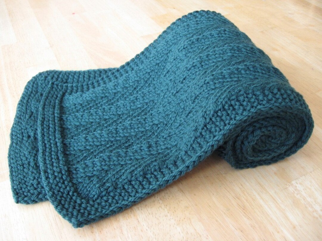 Randall Herringbone Scarf Knitting Pattern (pdf Digital Download) - Etsy