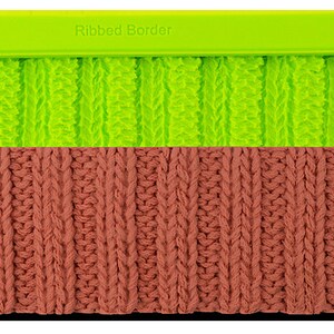 Marvelous Molds Ribbed Knit Border Silicone Mold - Etsy
