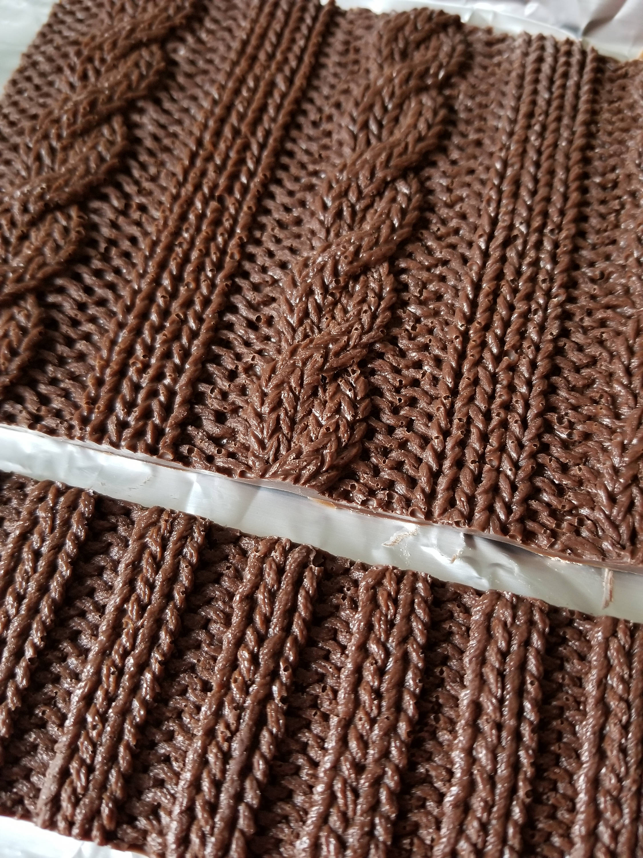 Marvelous Molds Ribbed Knit Border Silicone Mold | Etsy