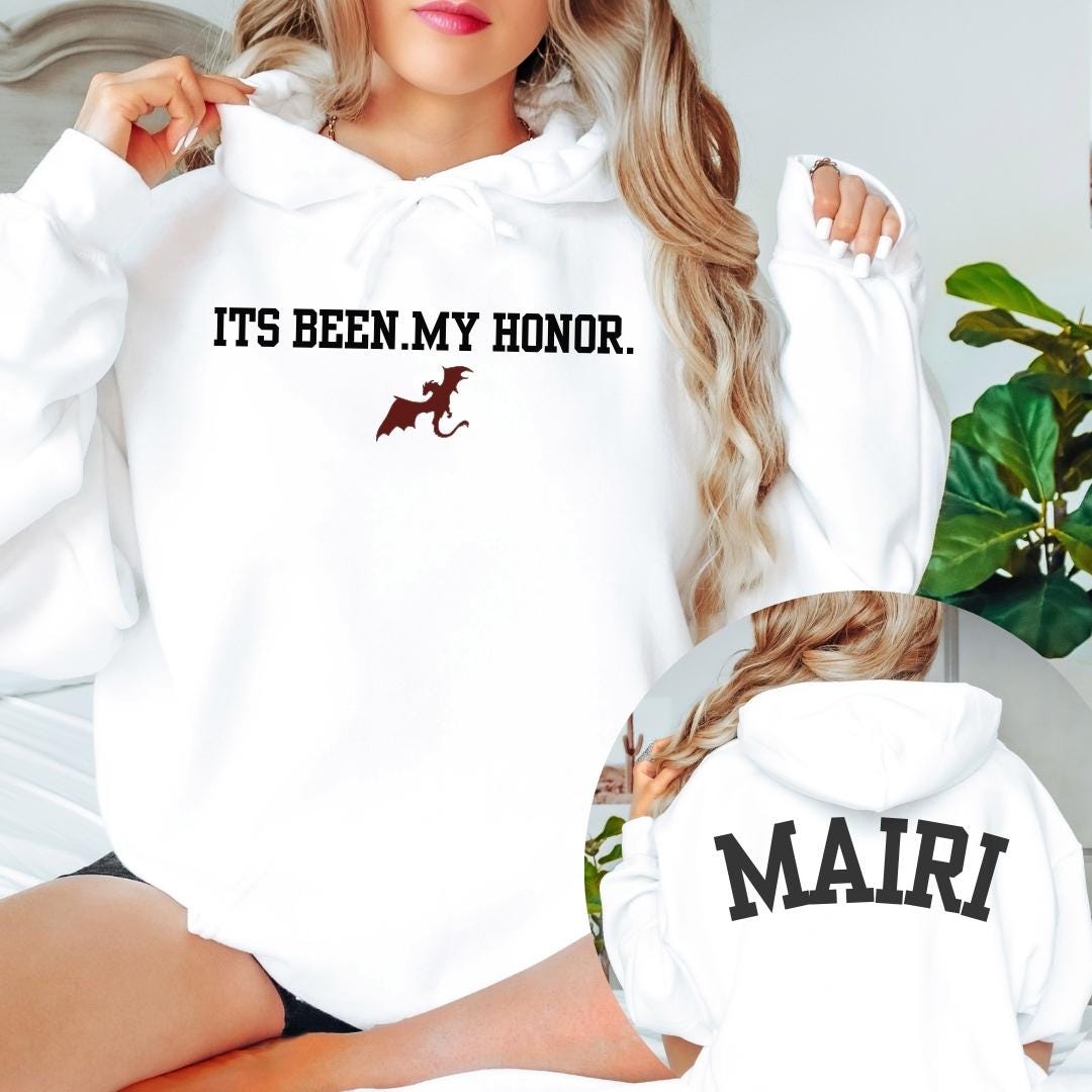Liam Miari Hoodie Book Merch Fourth Wing Merch It's Been. My Honor ...