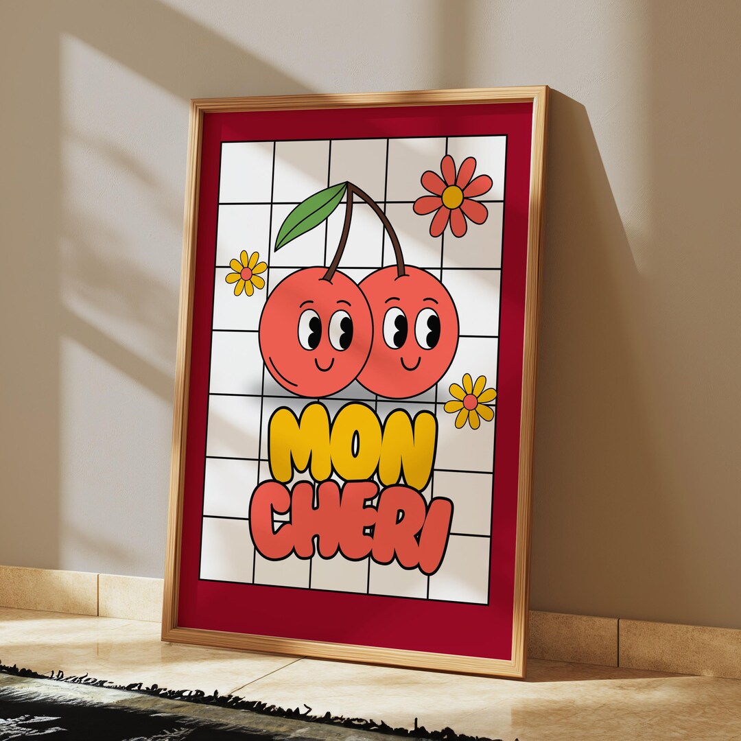 Mon Cheri Print | Modern Designs for Home | Framed Art or Digital ...