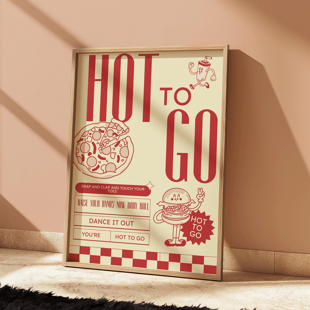 HOT TO GO! - Chappell Roan Poster | Wall Art | Living Room/ Bedroom ...