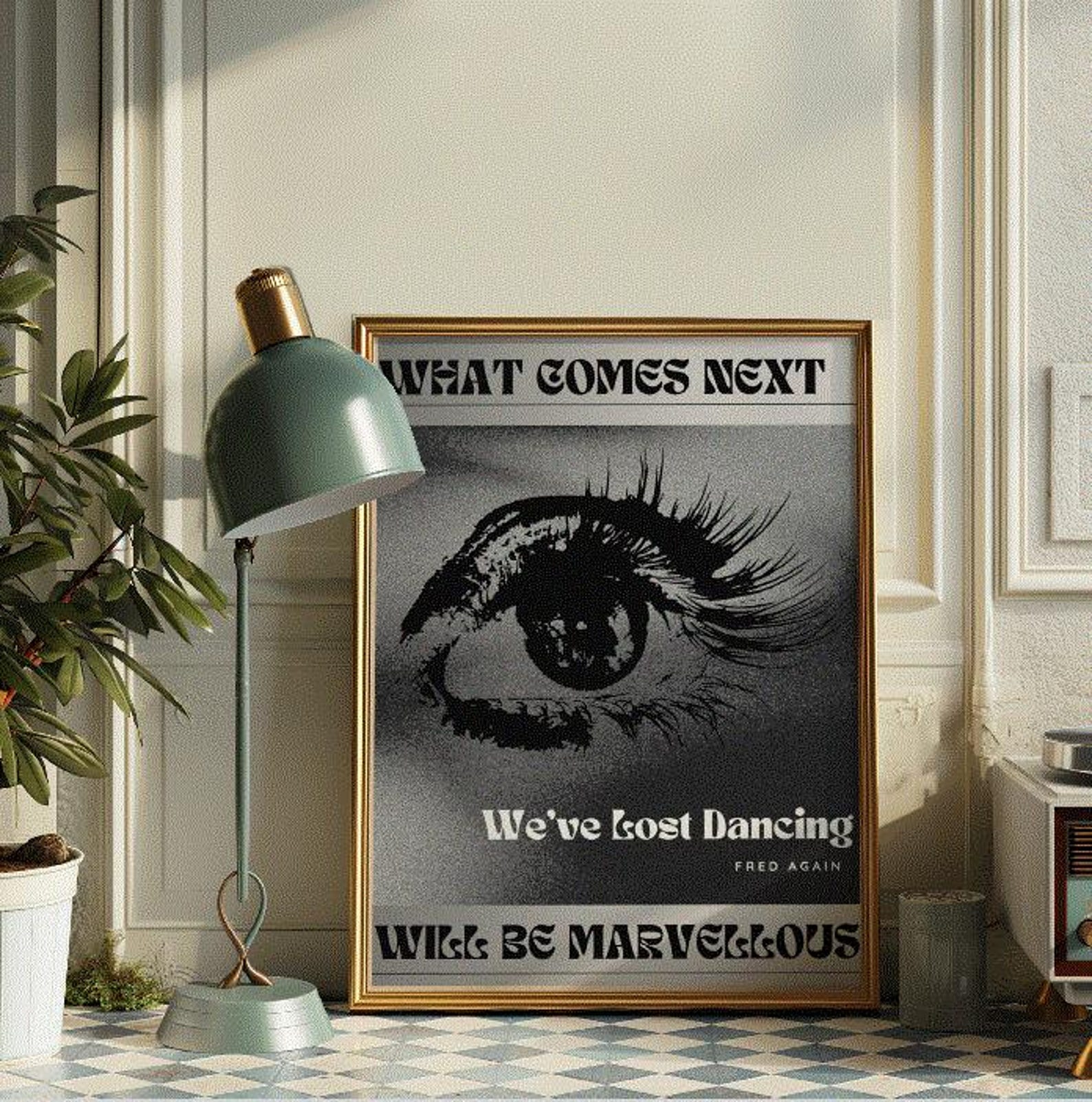FRED AGAIN We've Lost Dancing Music Print Design | Wall Art | Living ...