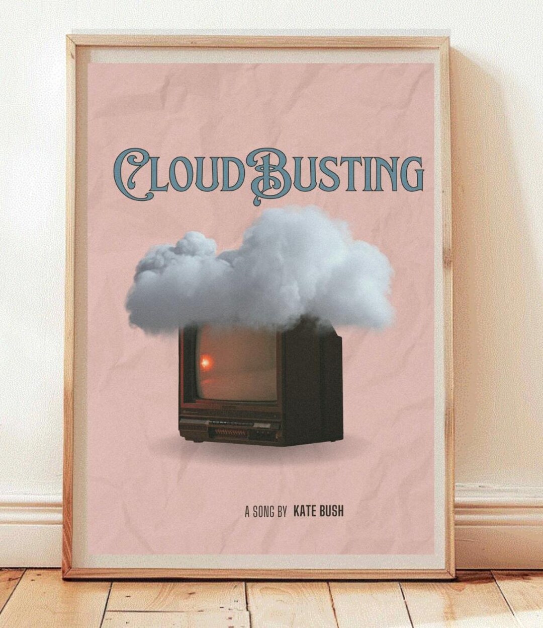 Kate Bush -cloudbusting Music Print Design | Wall Art | Living Room ...