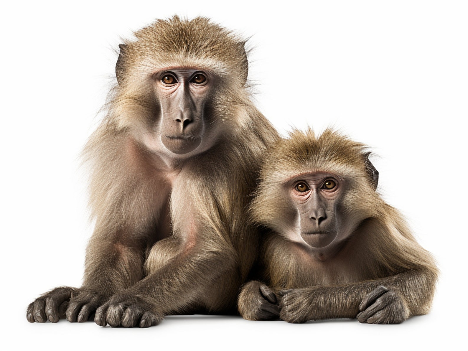 Curious Monkey Silhouette PNG - Etsy