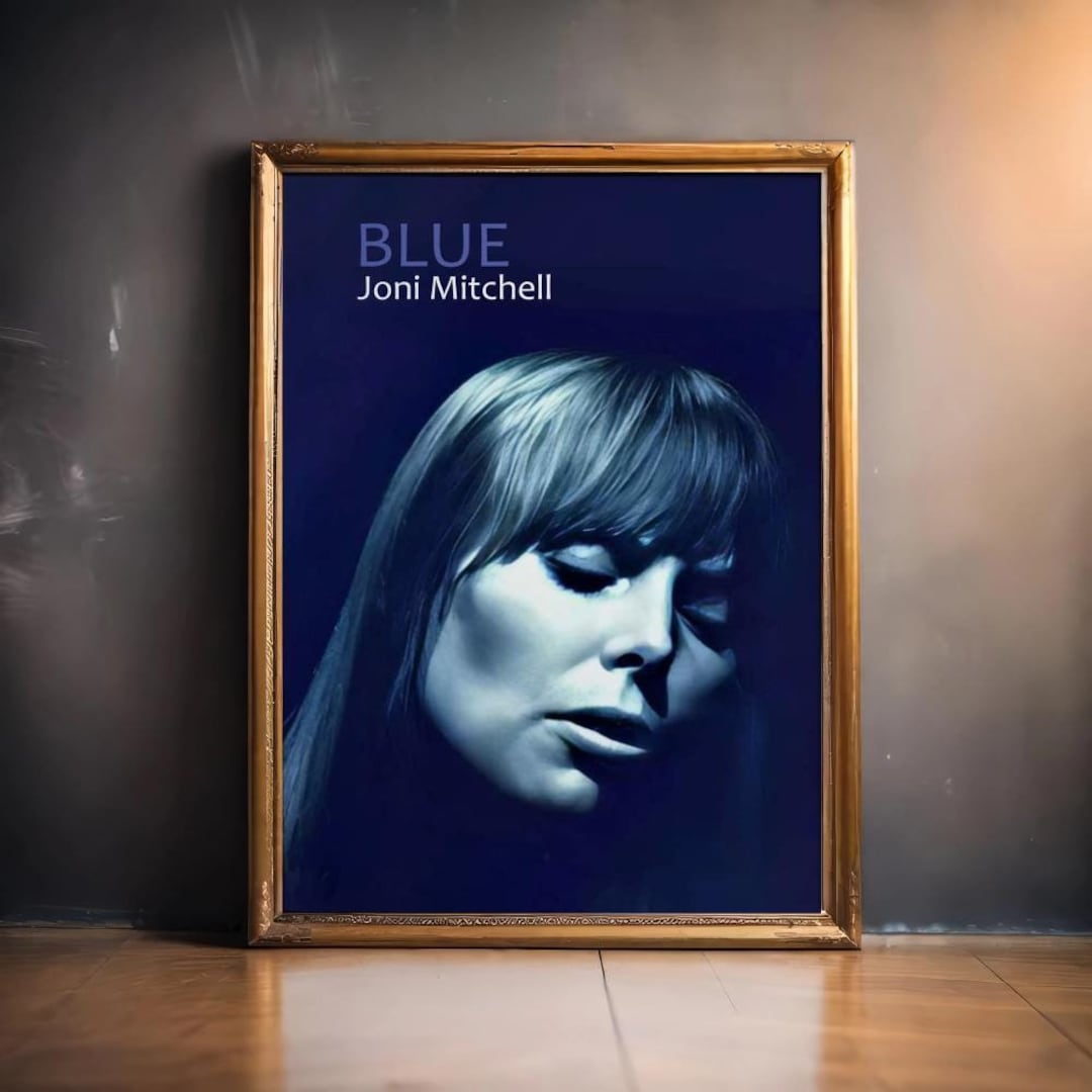 JONI MITCHELL - Blue - Printable Poster - Joni Mitchell Poster - BLUE ...