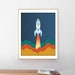 NURSERY ROCKET Rocket Poster Printable Instant Download Outer Space ...