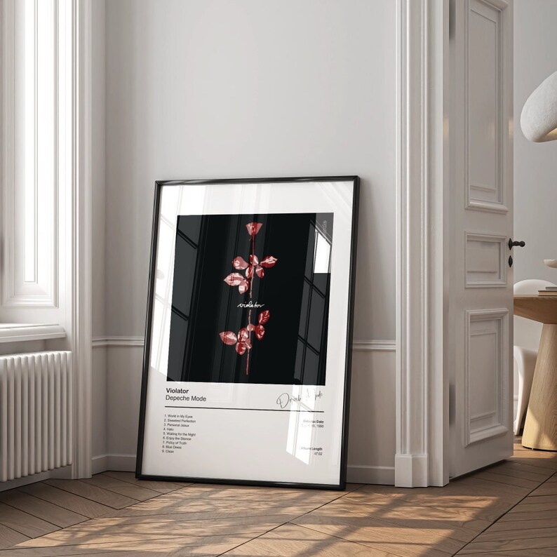 VIOLATOR DEPECHE MODE Instant Download Depeche Mode Poster Violator ...
