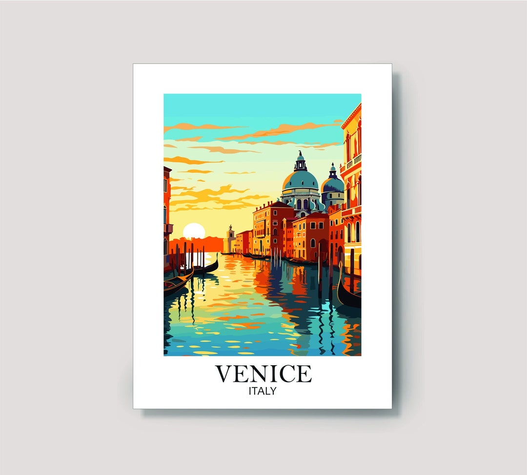 VENICE ITALY POSTER Printable Poster Venice Wall Art Art Print Instant ...