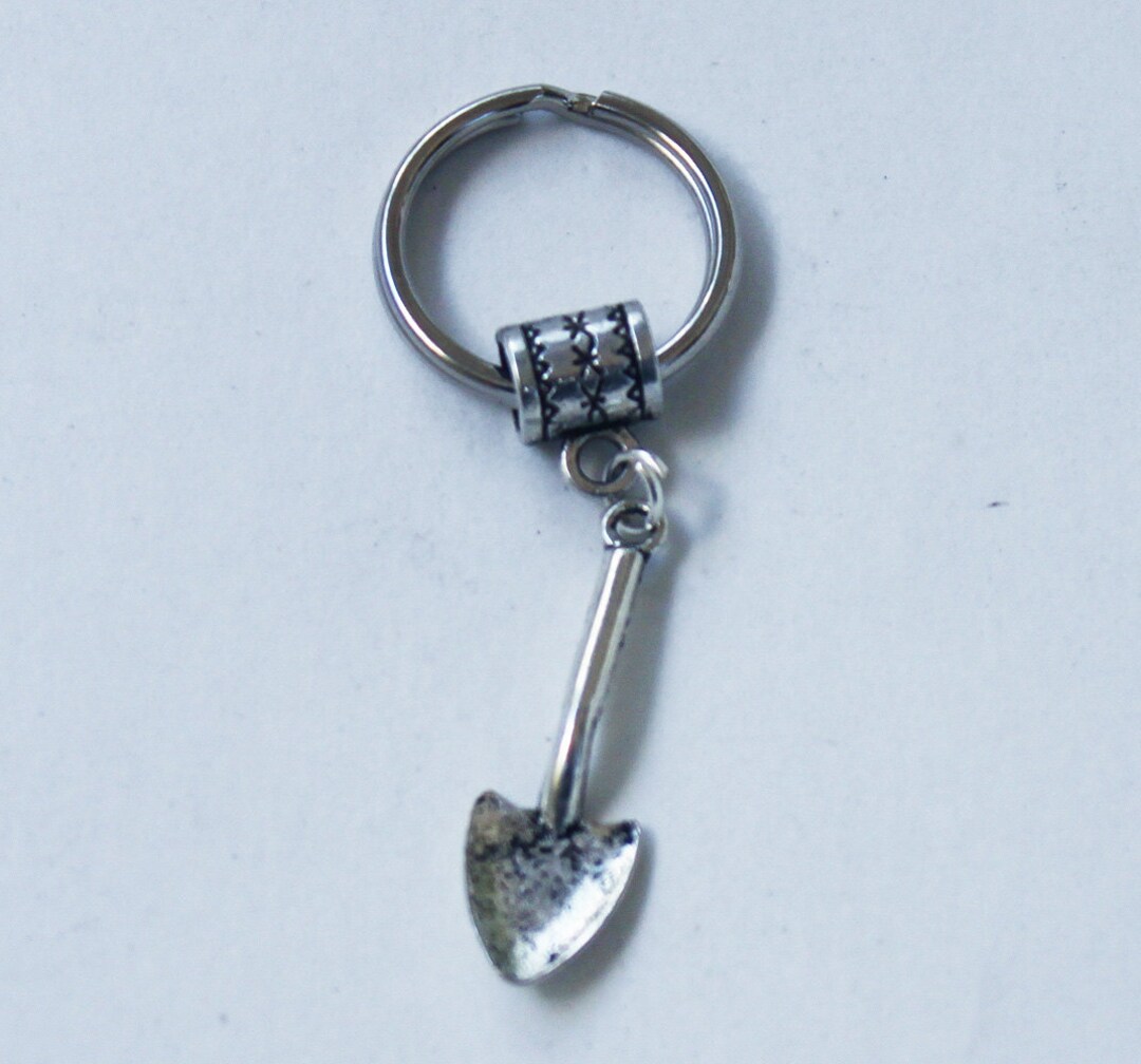 Silver SHOVEL Key Chain Key Ring Key Holder Key Fob Kc-gen145 - Etsy